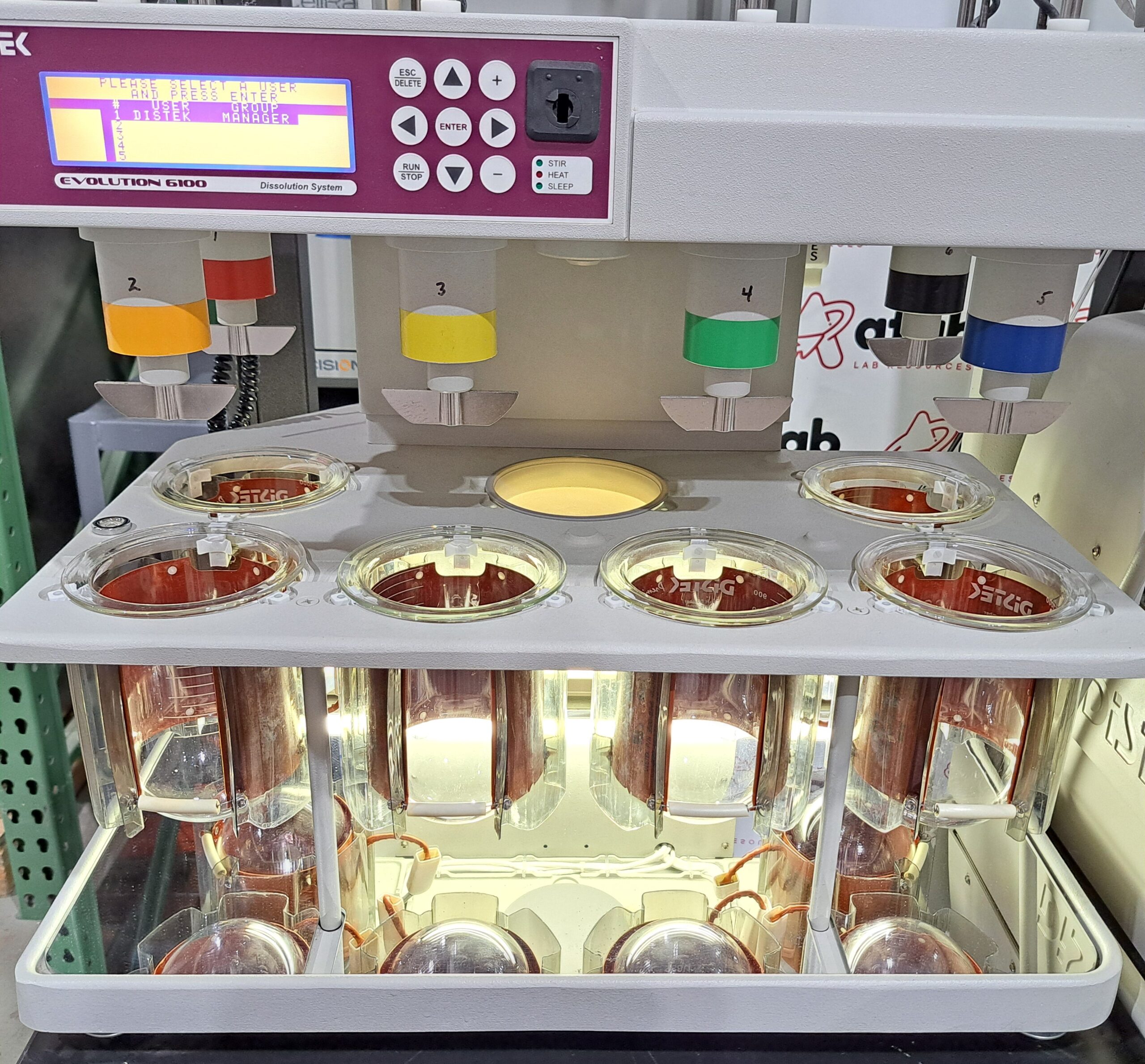 Distek Dissolution System - 4300 Autosampler, Dual 6100 Syri
