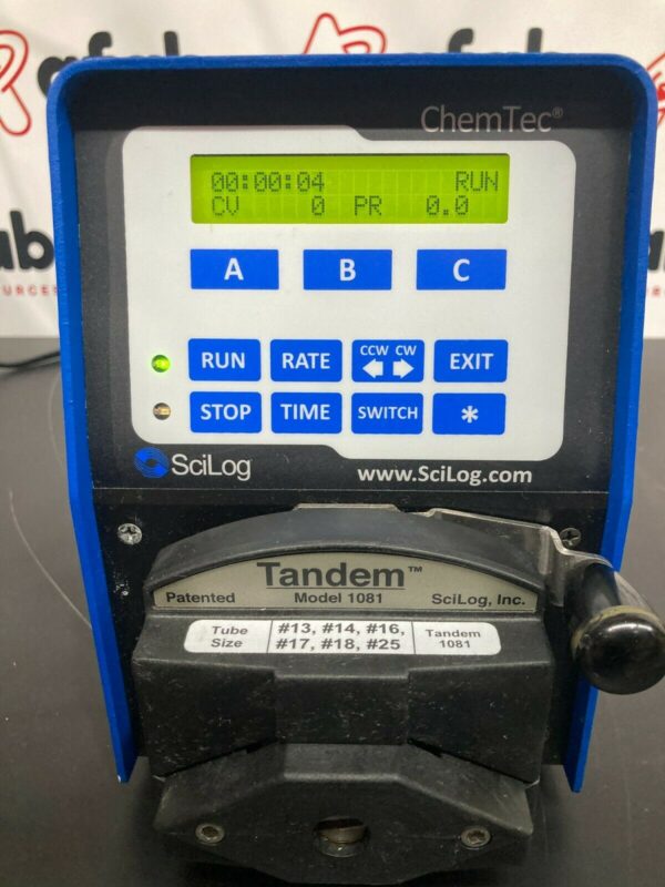 SciLog ChemTec Peristaltic Pump with Tandem 1081 Head - AFAB Lab Resources