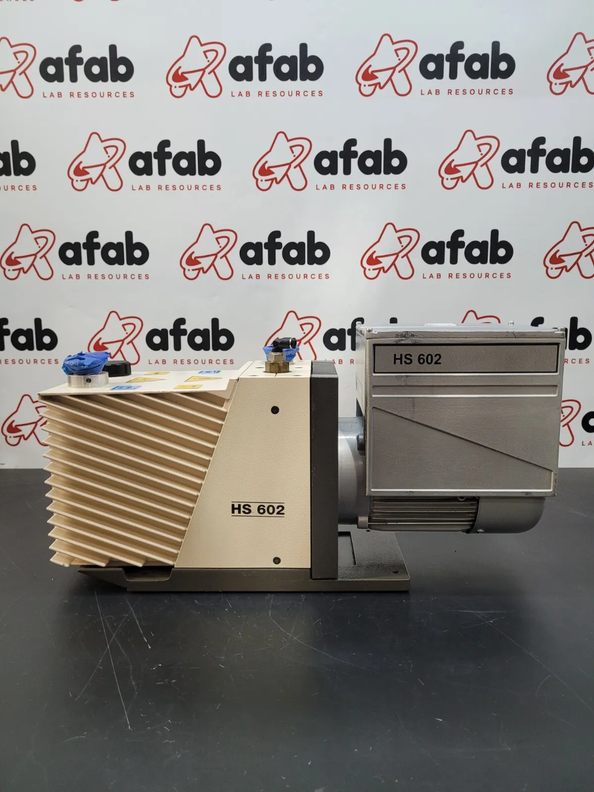 Varian HS-602 Dual Stage Rotary Vane Pump Free Air Displacem