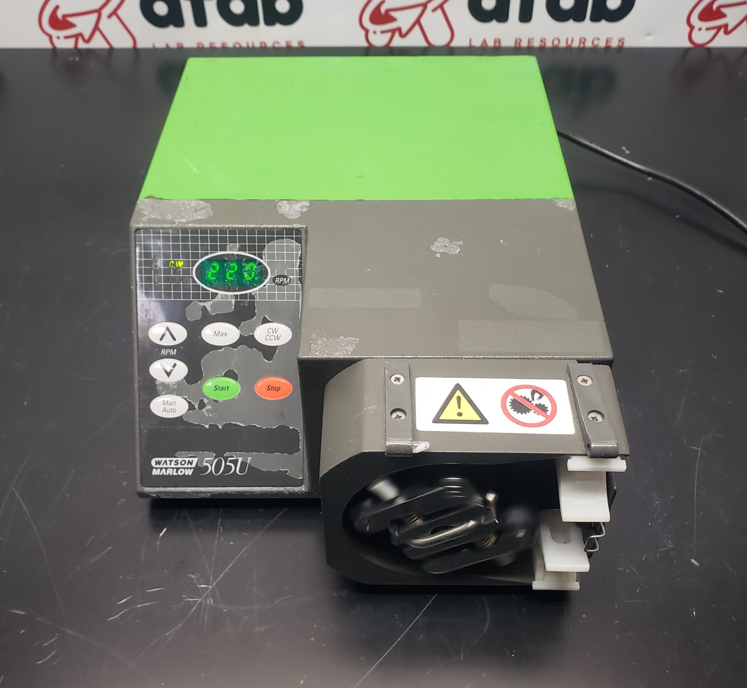 Watson Marlow 505U Peristaltic Pump Max Rotor Speed: 55, 220