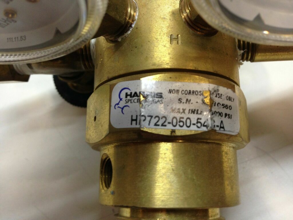 Harris Specialty Gas Lab Regulator Model HP722-050-580-A - AFAB Lab ...