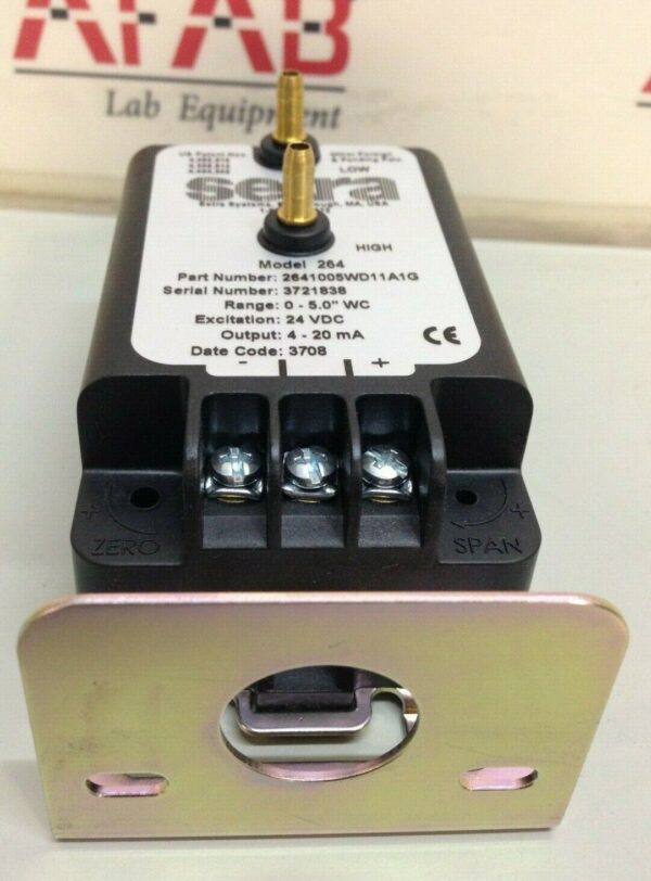Setra Differential Pressure Transducer Model 264 (2641005WD11A1G ...