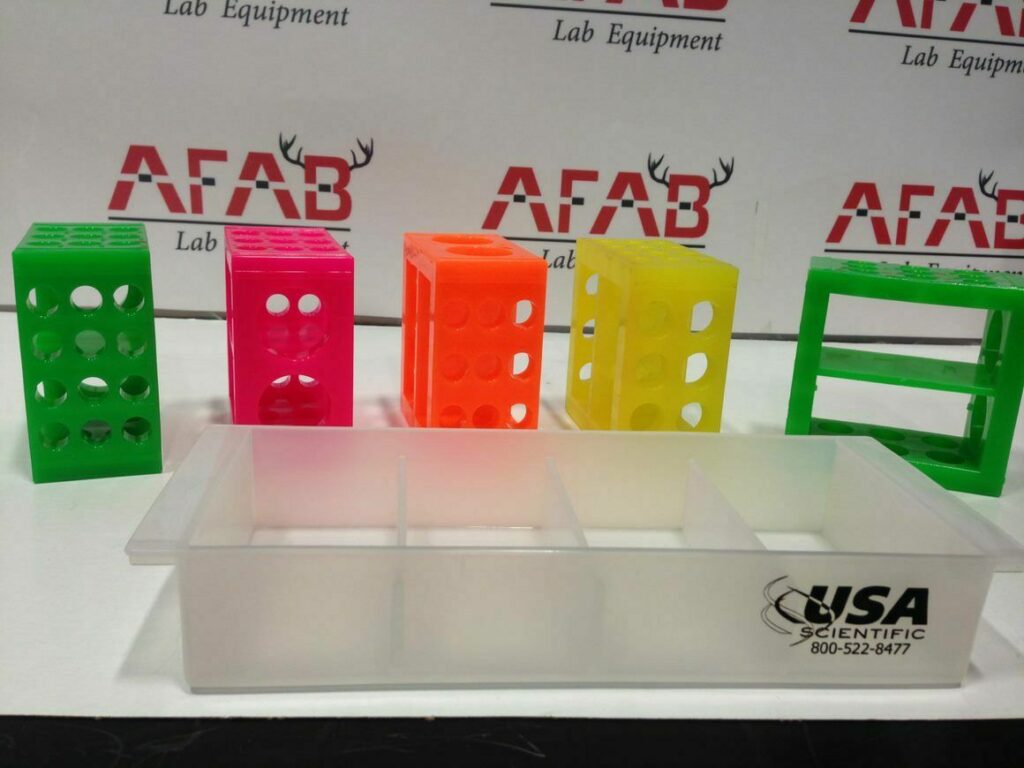 80 Well Microtube Racks and 4-Way Tube Racks Set (24 Pcs.) - AFAB Lab ...