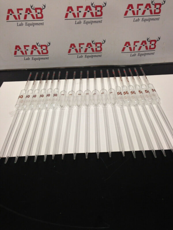 50 mL Volumetric Pipettes (Lot of 19) - AFAB Lab Resources