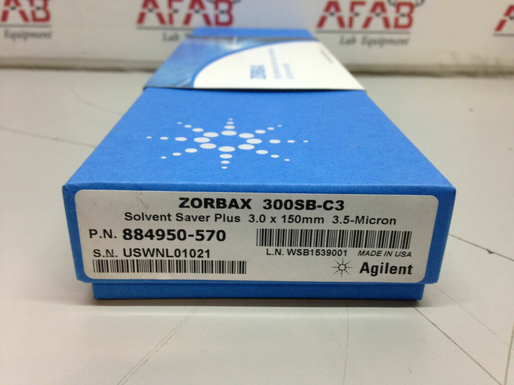 Agilent Zorbax HPLC Column 300SB-C3 Solvent Saver Plus 3.0 x