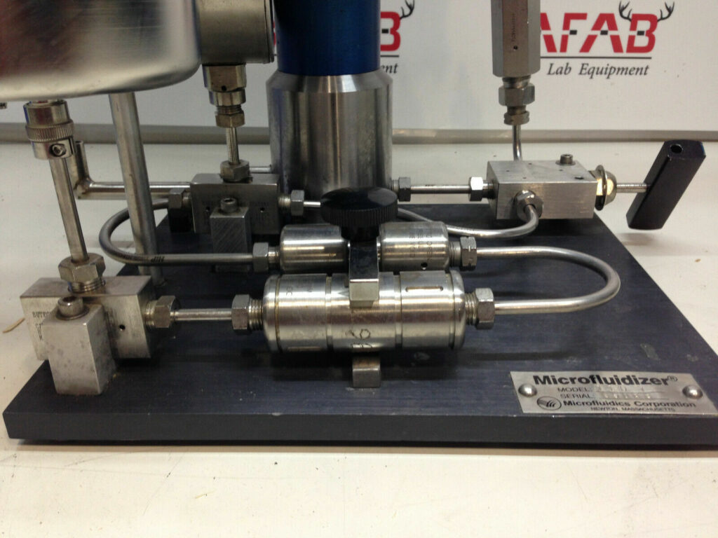 Microfluidics Microfluidizer Model 110-Y Homogenizer - AFAB Lab Resources