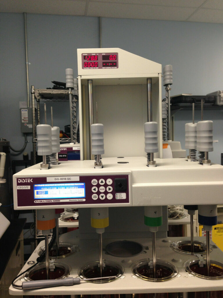Dual Distek 6100 Dissolution System, 4300 Autosampler, Dual Syringe ...